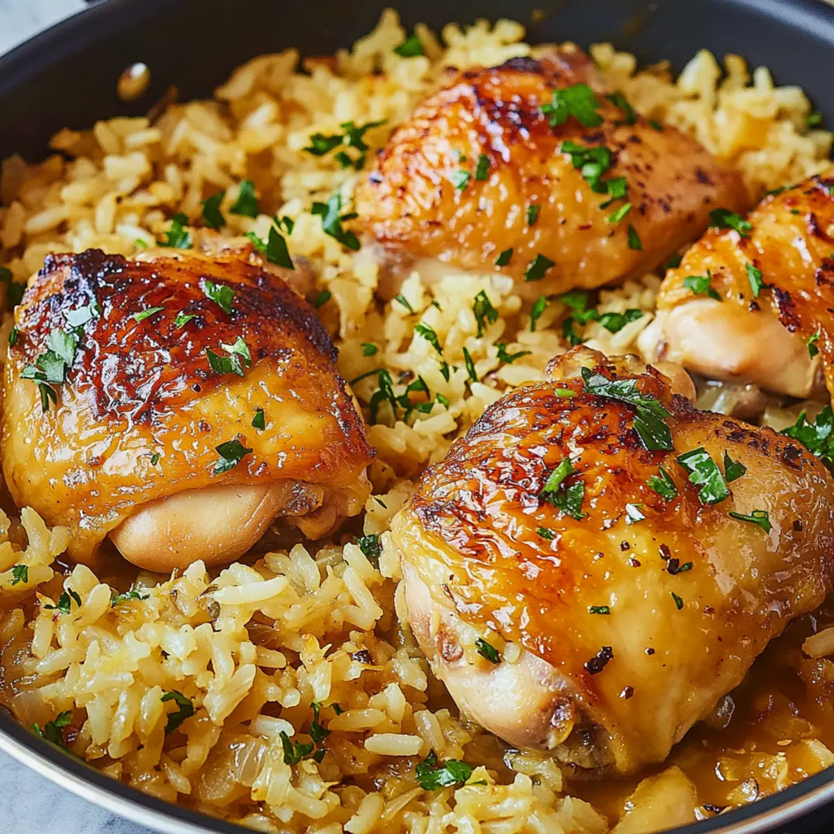 Easy Chicken Thighs and Rice for a Delicious Family Dinner